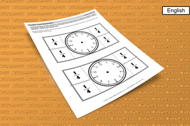 Fourths: Clock Manipulatives - dzdownloadablefoldables