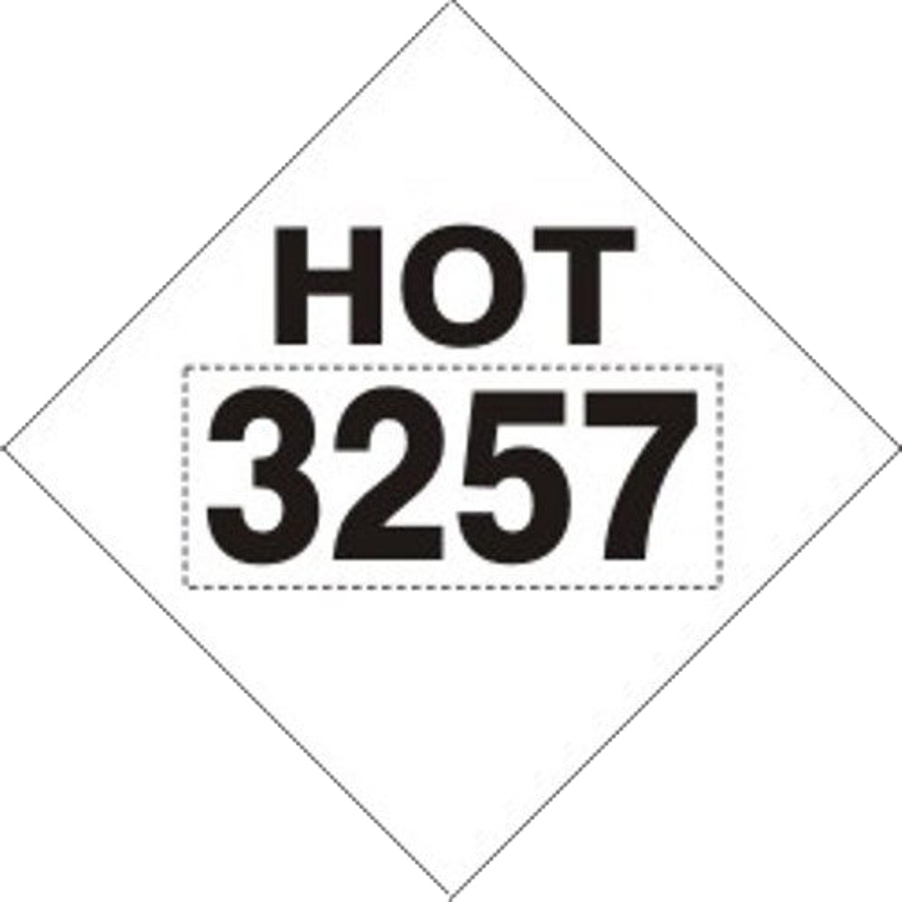 Elevated Temperature Liquid Placard