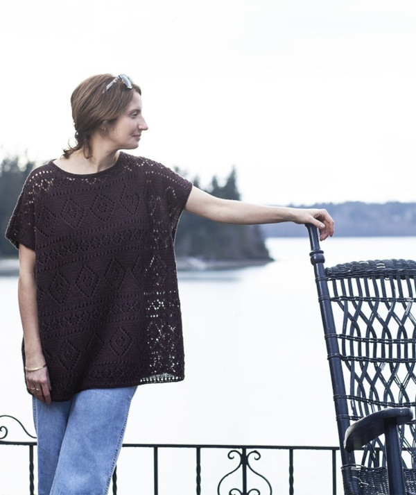 Churchmouse Pattern Boxy Lace Tee - The Websters