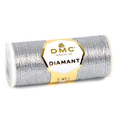 DMC Diamant Thread 415 Dark Silver - The Websters