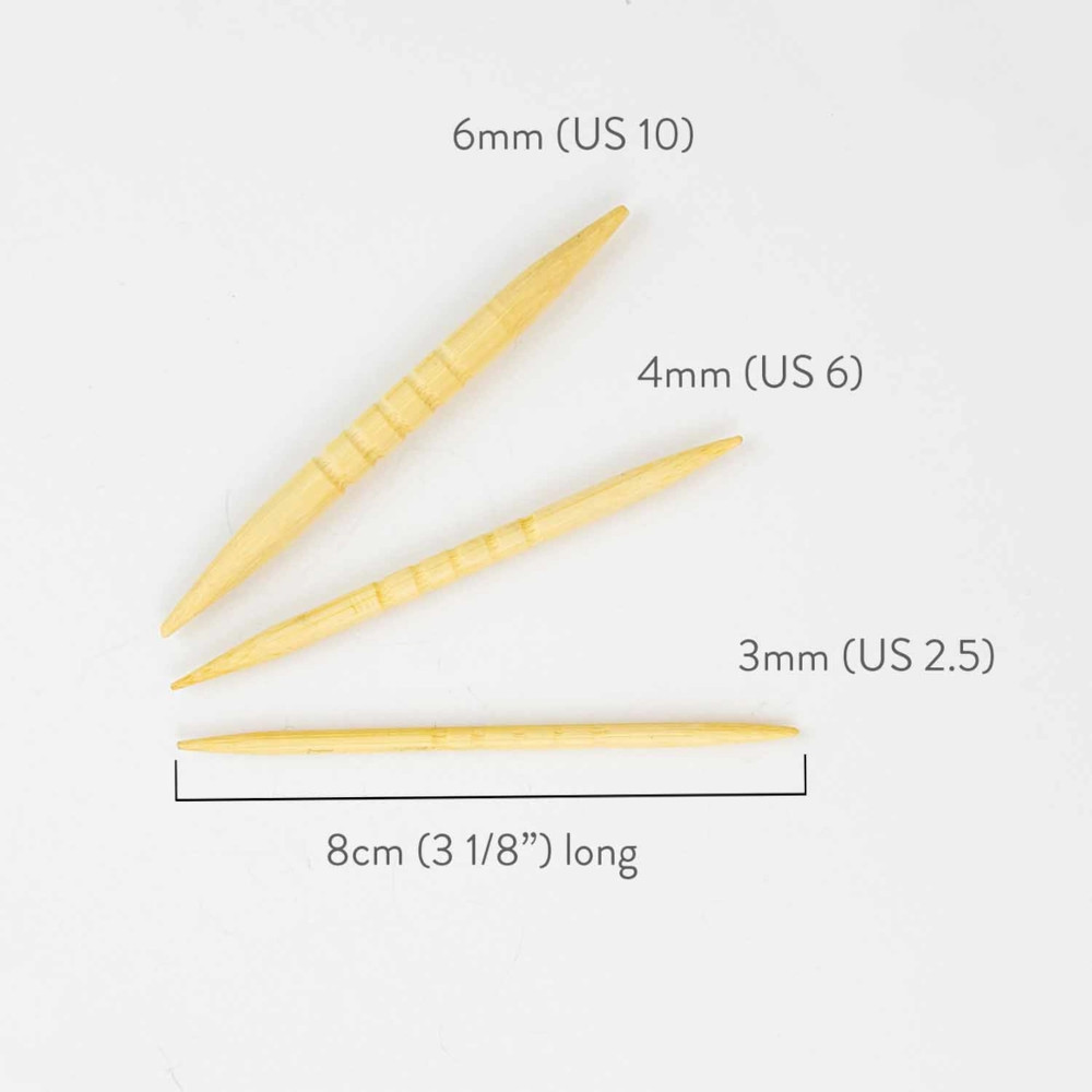 Twice Sheared Sheep Cable Needles Bamboo - The Websters