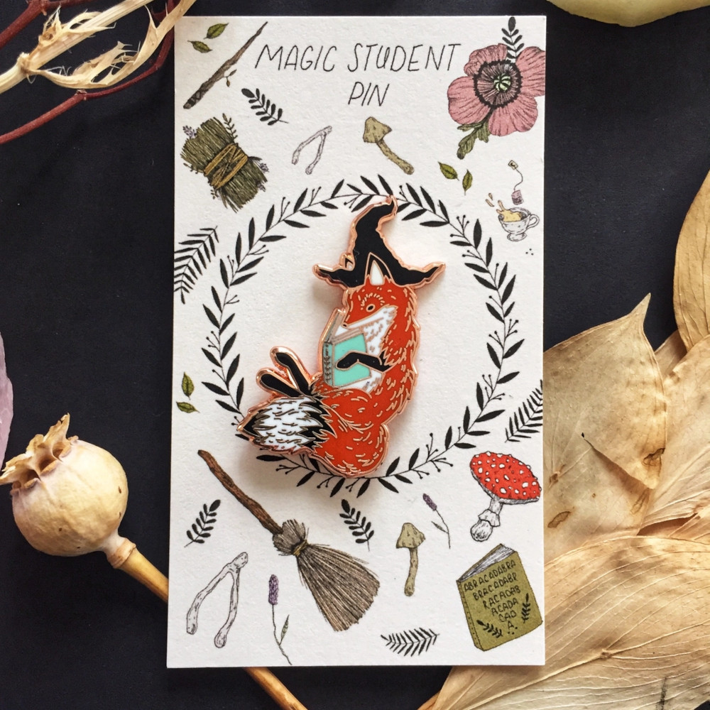 Marika Paz Enamel Pin Magic Student - The Websters