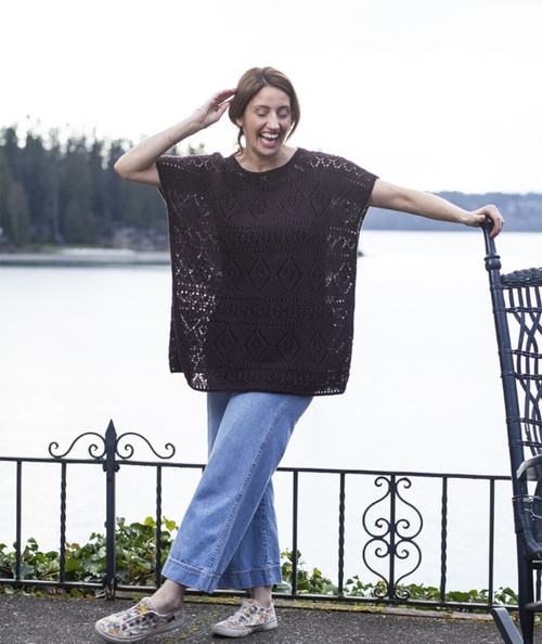 Churchmouse Pattern Boxy Lace Tee - The Websters