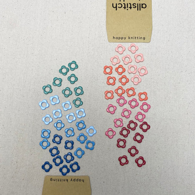 Allstitch Studio Stitch Markers Small Flower Rings - The Websters