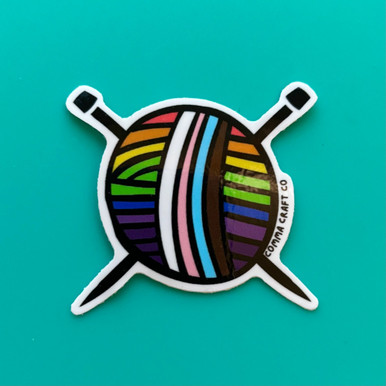 Comma Craft Co. Vinyl Sticker Intersectional Pride - The Websters