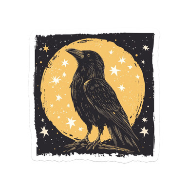 Rebel and Siren Sticker Raven Silhouette (2.5") - The Websters
