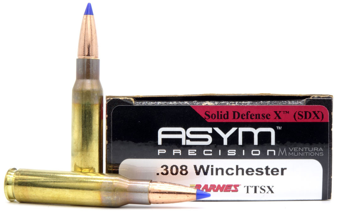 ASYM Precision Solid Defense X .308 Win 168gr Barnes Tipped Triple ...