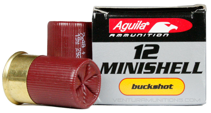 Aguila 12ga 1-3/4" 5/8oz 4+1 Buckshot Minishell Shotshell Ammo - 20 ...