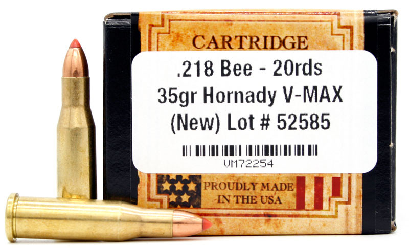 Ventura Heritage 218 Bee 35gr V-Max Ammo for Sale | Ventura Munitions