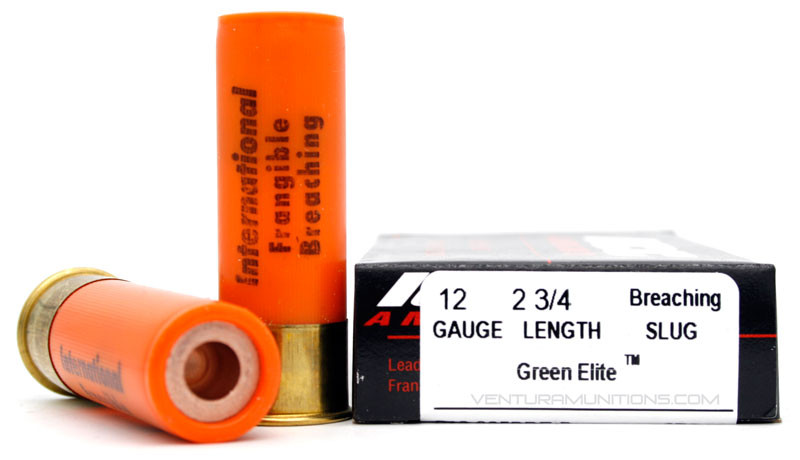 International Cartridge 12 Gauge 325gr Frangible Breaching Slug Ammo ...