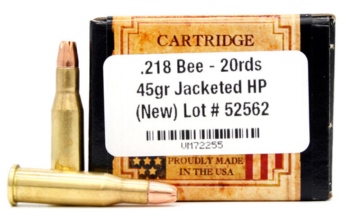 Ventura Heritage 218 Bee 45gr HP Ammo for Sale | Ventura Munitions