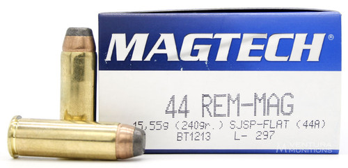 Magtech 44 Mag 240gr SJSP Ammo - 50 Rounds - Ventura Munitions