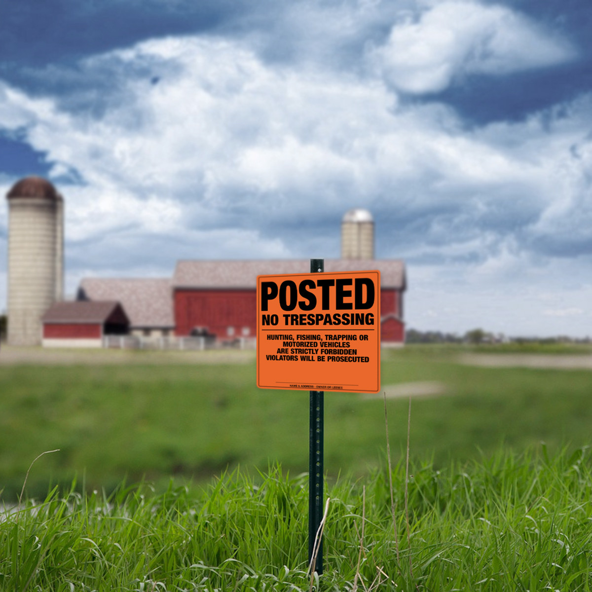 Medium-Duty No Trespassing Sign | Country Enterprises