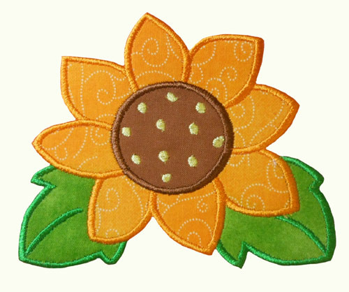 Flower Applique Embroidery Machine Design Set - Newfound Applique