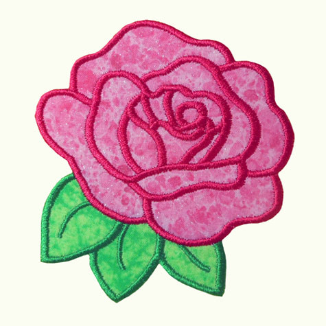 Flower Applique Embroidery Machine Design Set