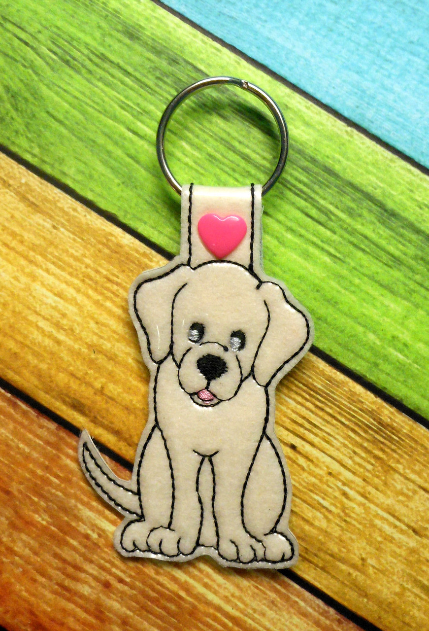 IN The Hoop Lab Key Fob Embroidery Machine Design - Newfound Applique