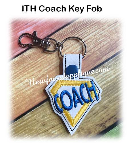 In The Hoop Magic Christmas Key Fob Embroidery Machine Design Set ...