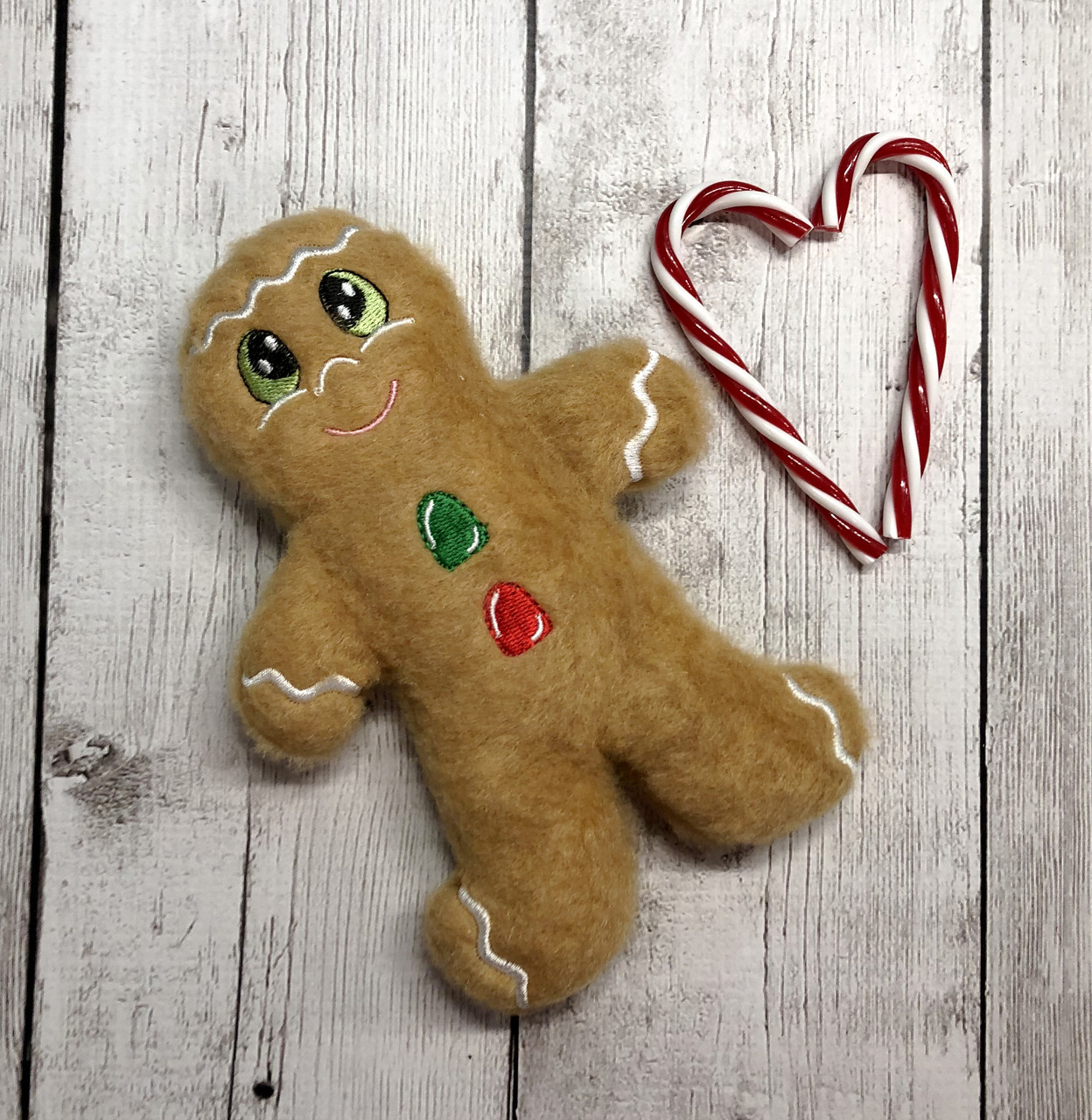 In The Hoop Gingerbread Boy Beanbag Stuffie Toy Embroidery Machine ...