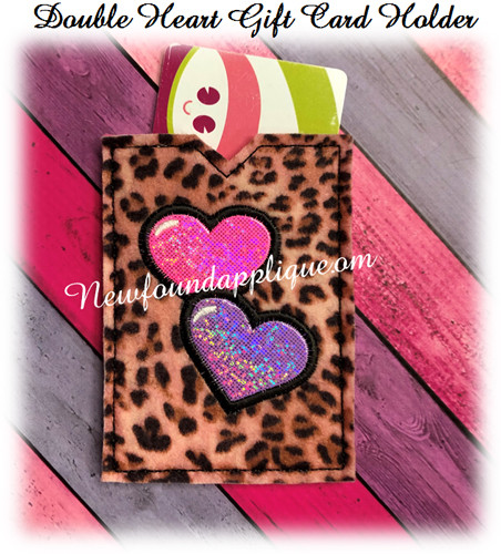 In The Hoop Birthday Card Gift Card Holder Embroidery Machine Design ...