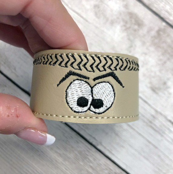 Halloween Wrist Band Embroidery Machine Design Set 2