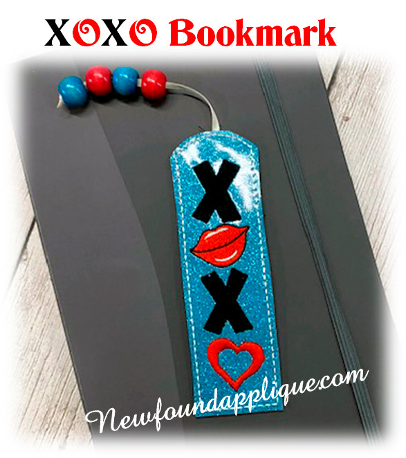 In the Hoop Book Mark Machine Embroidery Design