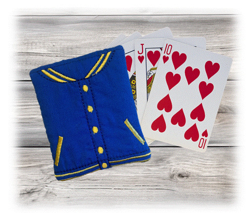 Jacket Card Snap Case Embroidery Machine Design
