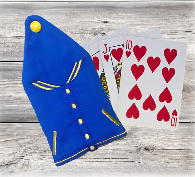 Jacket Card Snap Case Embroidery Machine Design