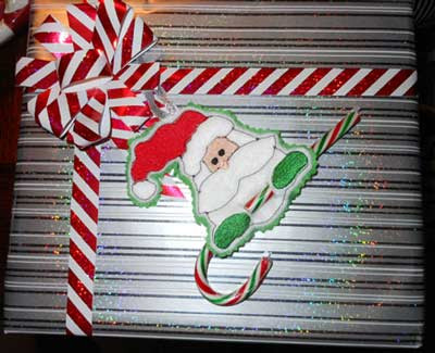 Penguin Candy Cane Holder Ornament Design