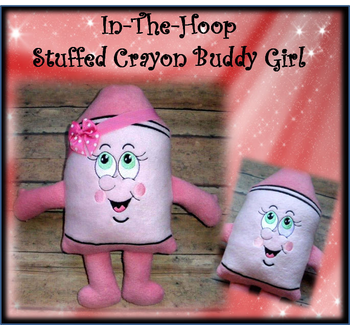 Stuffed Crayon Buddy Girl