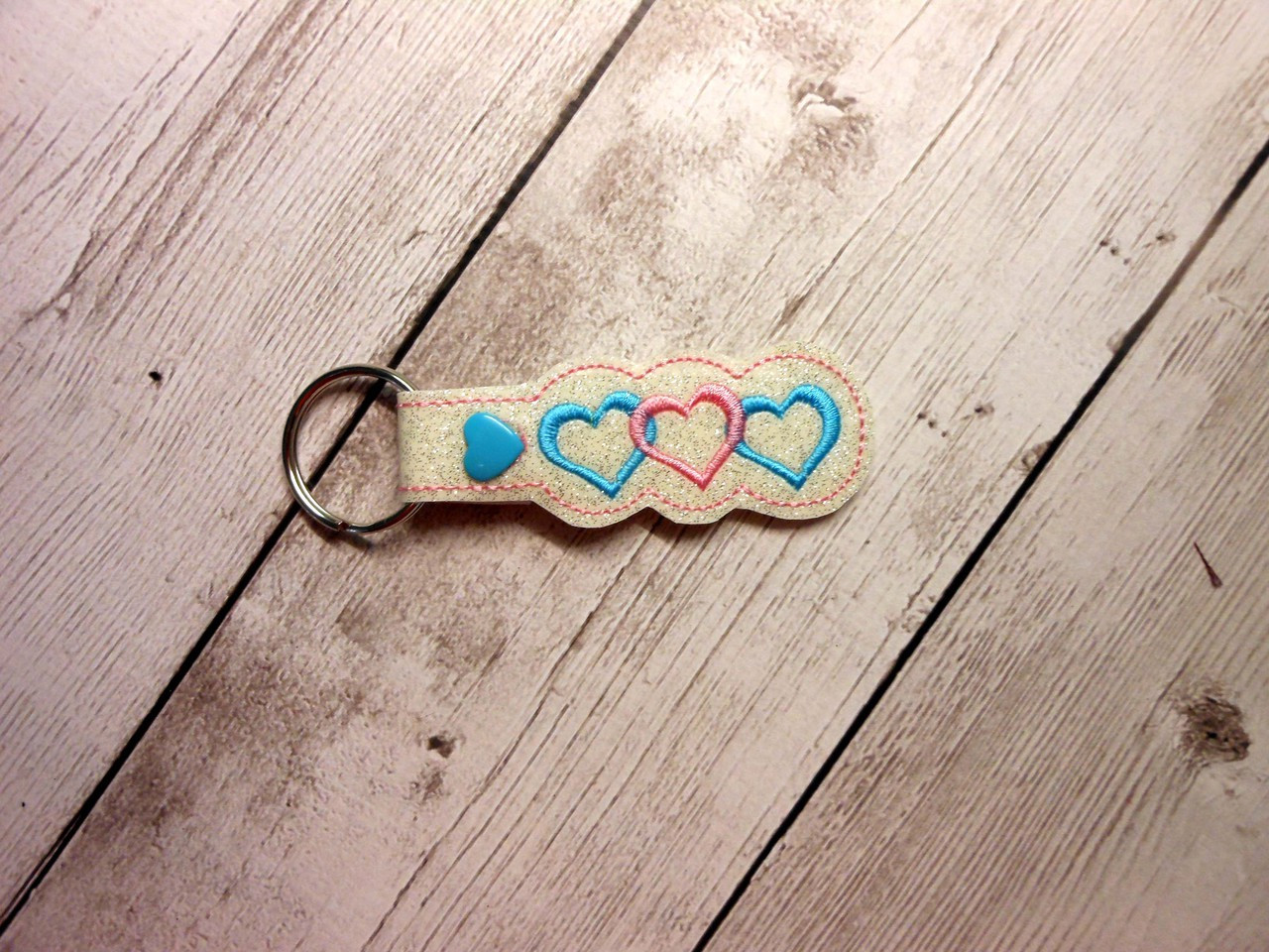 In The Hoop Key Fob Valentine Design Set - Newfound Applique