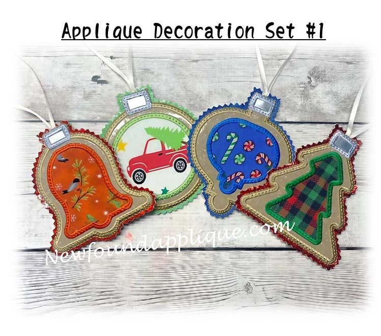 In The Hoop Ornament Decoration Set 1 Embriodery Design