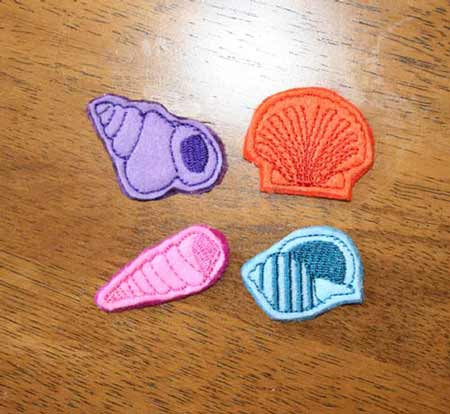 Seashell Felt Bits and Pieces Set - Newfound Applique