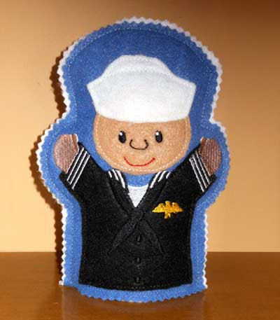 Sailor hand Puppet - Newfound Applique