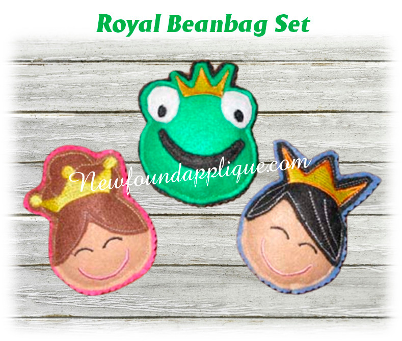 Royal Bean Bag Ith Set Newfound Applique