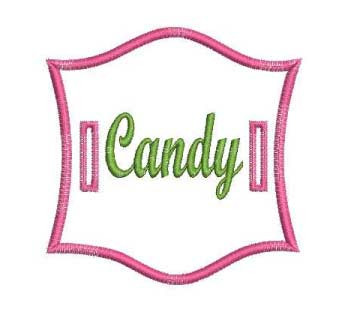 Label Design Candy - Newfound Applique