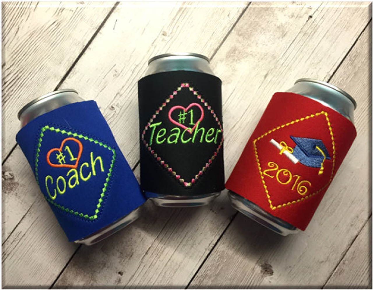 In The Hoop Projects - Can Wraps & Cozies - Page 1 - Newfound Applique