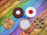 10 Piece Cookie Coaster Set Embroidery machine designs
