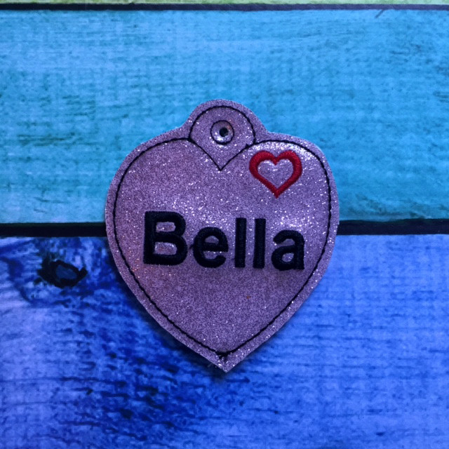In The Hoop Dog Tag Embroidery Machine Design Set