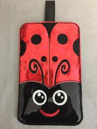In the Hoop Lady Bug Phone Case Embroidery Machine Design - Newfound ...