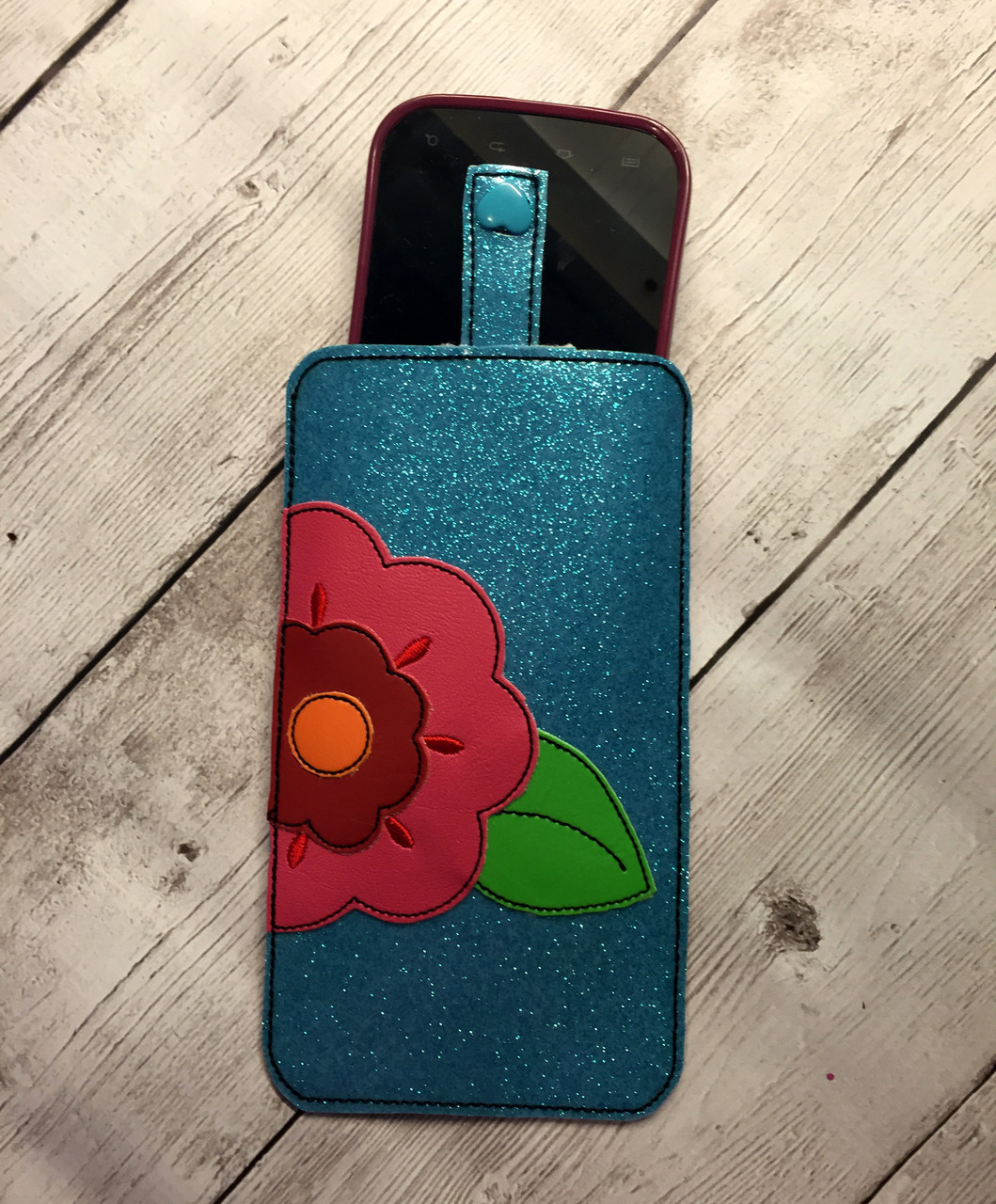 In The Hoop Donut Cell Phone/Ipod Embriodery Machine Design Case ...