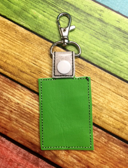 Driver Test Pass Key Fob Embroidery Machine Design