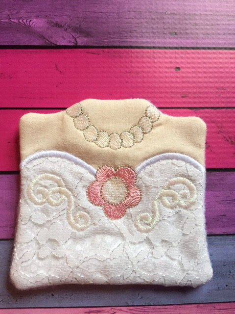 In The Hoop Wedding Bride And Groom Coasters Embroidery Machine Design ...