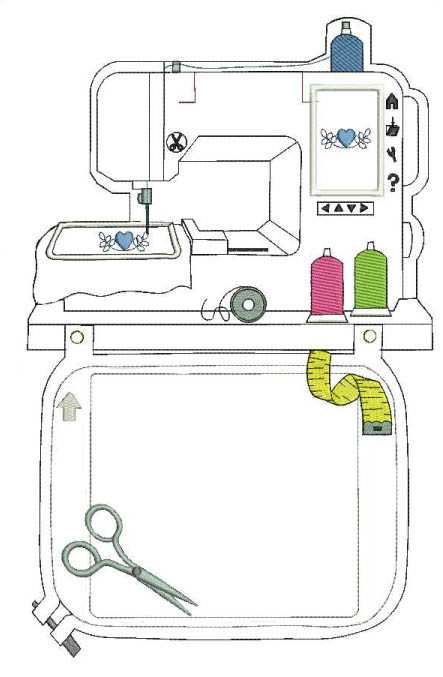 In The Hoop Embroidery Machine Door Sign Embroidery Machine Design ...
