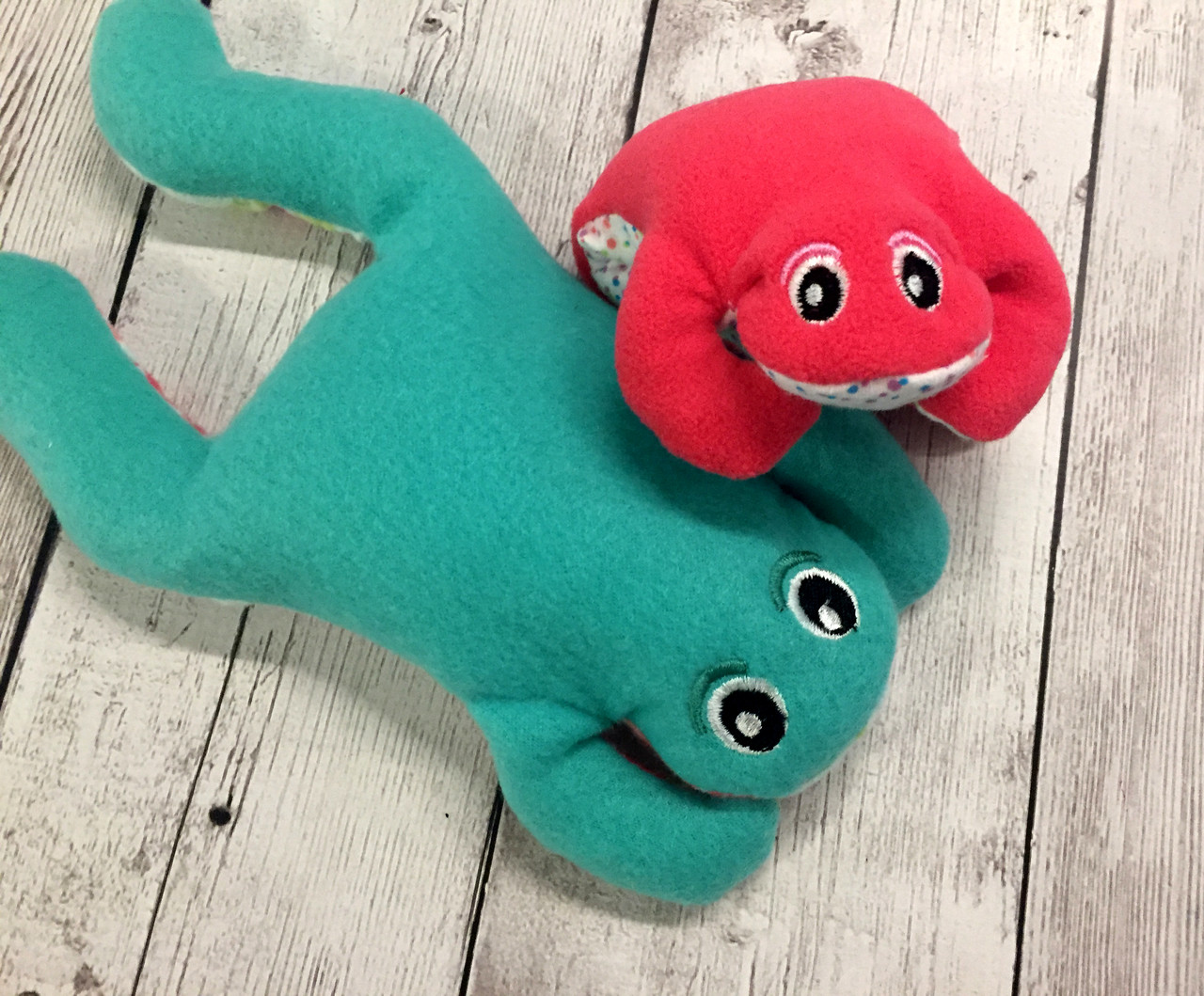 In The Hoop Frog Bean Bag Embroidery Machine Design - Newfound Applique