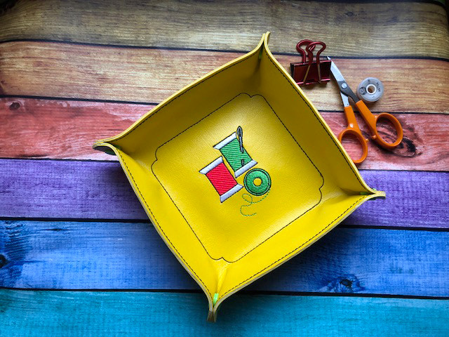 In The Hoop Sewing Snap Tray Embroidery Machine Design - Newfound Applique