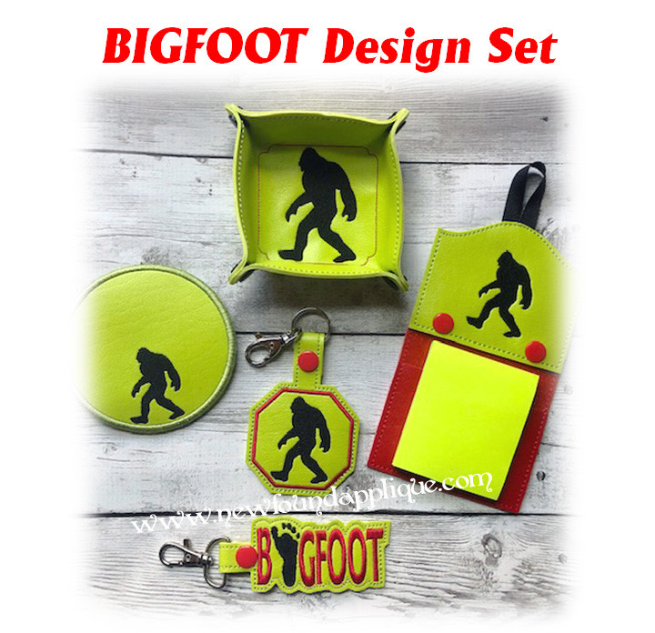 In The Hoop Bigfoot Embroidery set Designs