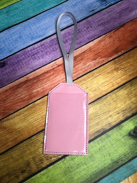 In The Hoop Boxer Luggage Tag Embroidery Machine Design