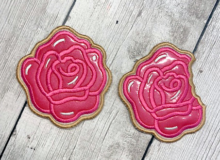 Flower Iced Cookies Felt Food Set Embroidery Machine Designs