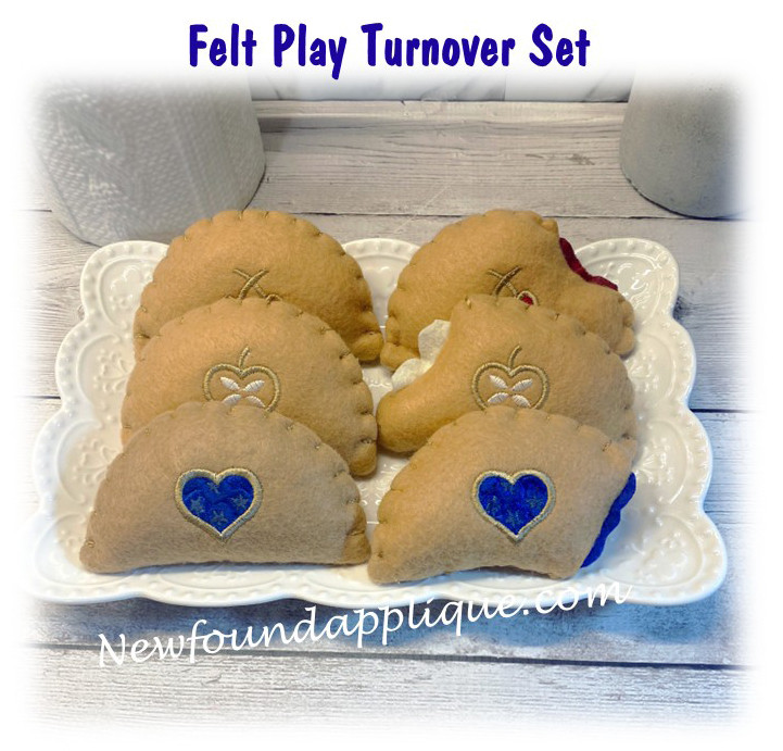 Felt Play Turnover Set Embroidery Machine Design