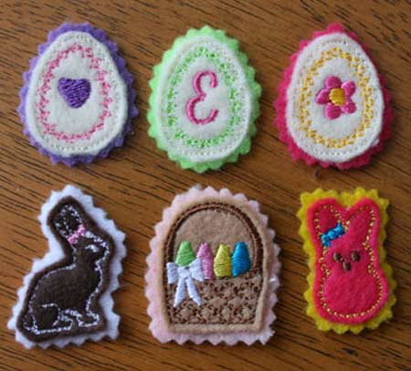 Bones Felt Bits & Pieces Embroidery Design Set - In The Hoop